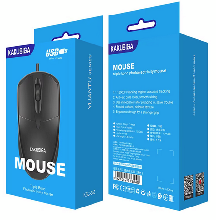 KAKUSIGA YUANTU SERIES WIRED MOUSE – Tech Kosova